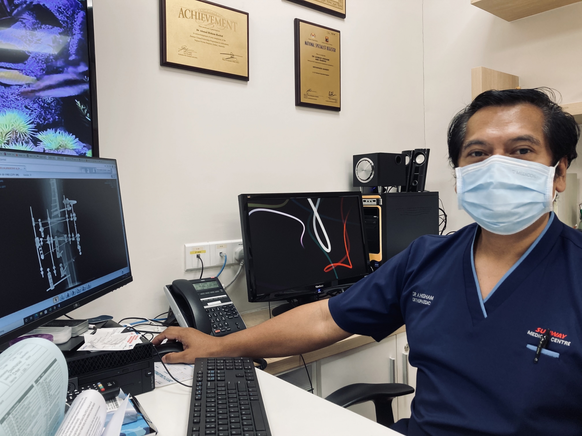 Coffee break with Dr Ahmad Hisham, consultant orthopaedic surgeon.