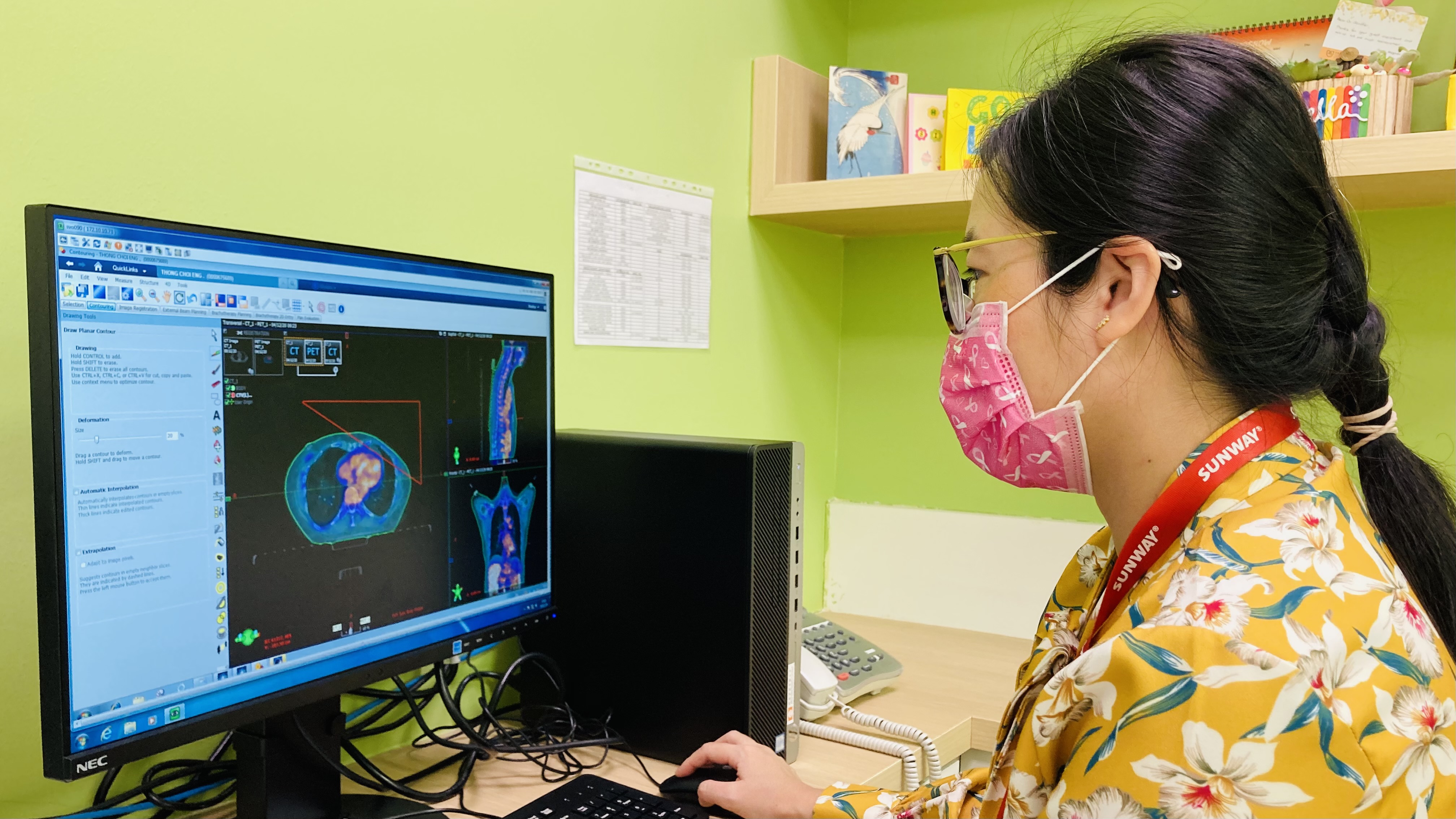 Coffee break with Dr Jennifer Leong, consultant clinical oncologist.